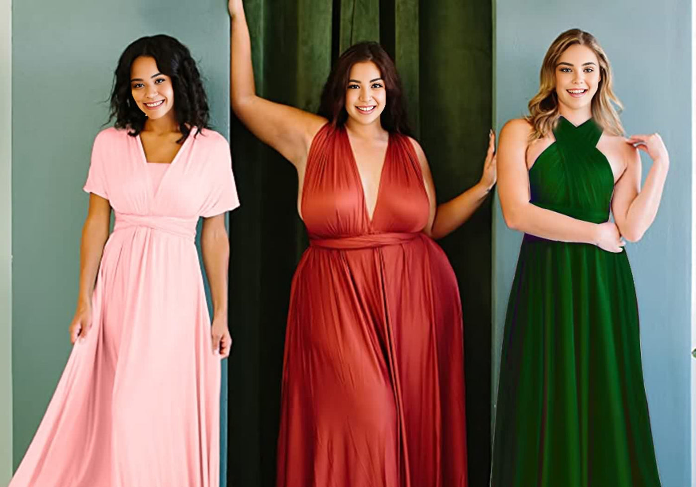 Buy Burnt Orange Infinity Dress, Multiway Dress - InfinityDress.co.uk